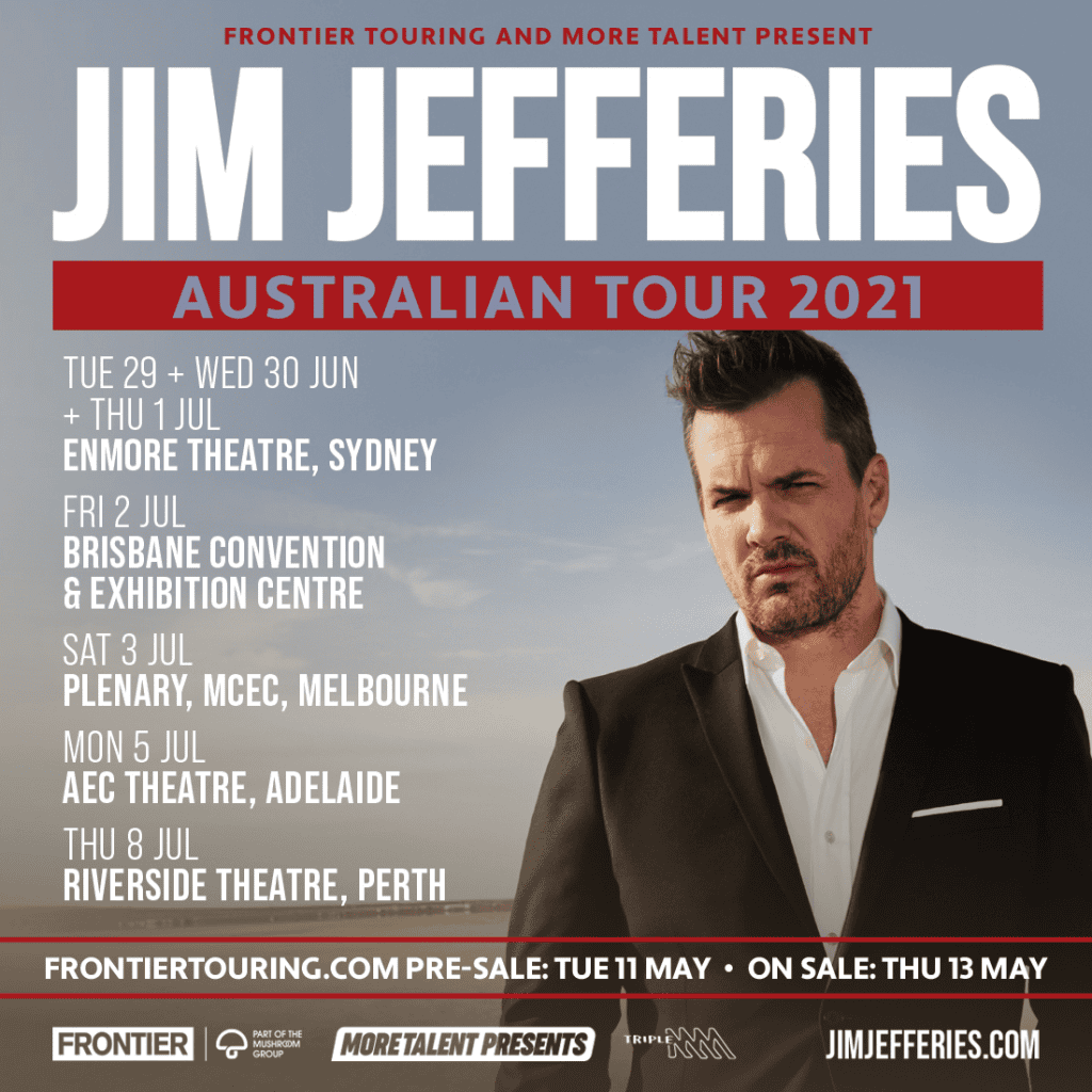 JIM JEFFERIES Back down under - X-Press Magazine - Entertainment in Perth