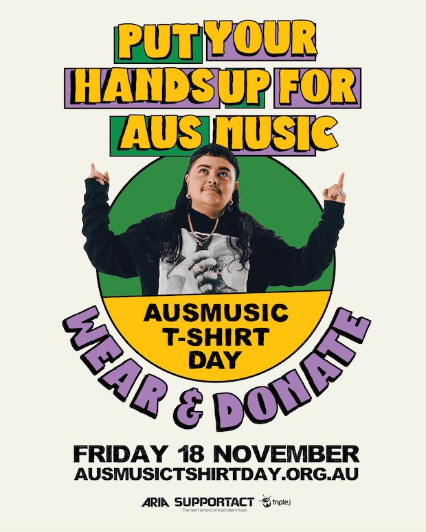 AUSMUSIC T-SHIRT DAY Put your hands up for Aus music – X-Press Magazine ...
