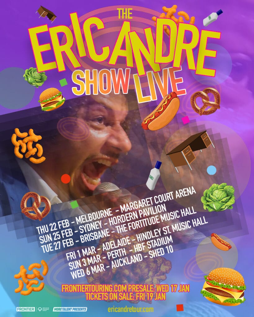 The USA’s ‘wildest comedy superstar’ Eric Andre returns down under – X ...