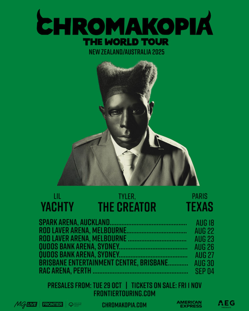 Tyler, The Creator brings CHROMAKOPIA tour down under – X-Press ...