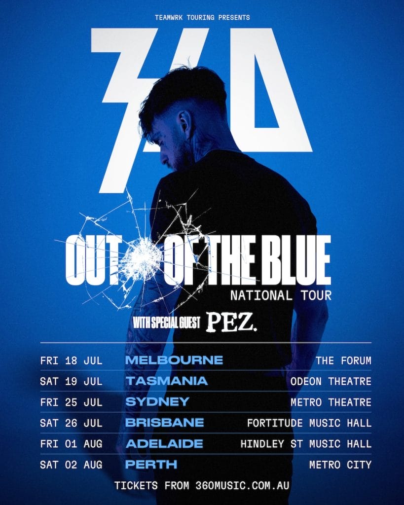 Aussie rapper 360 returns from Out of the Blue with national album tour ...