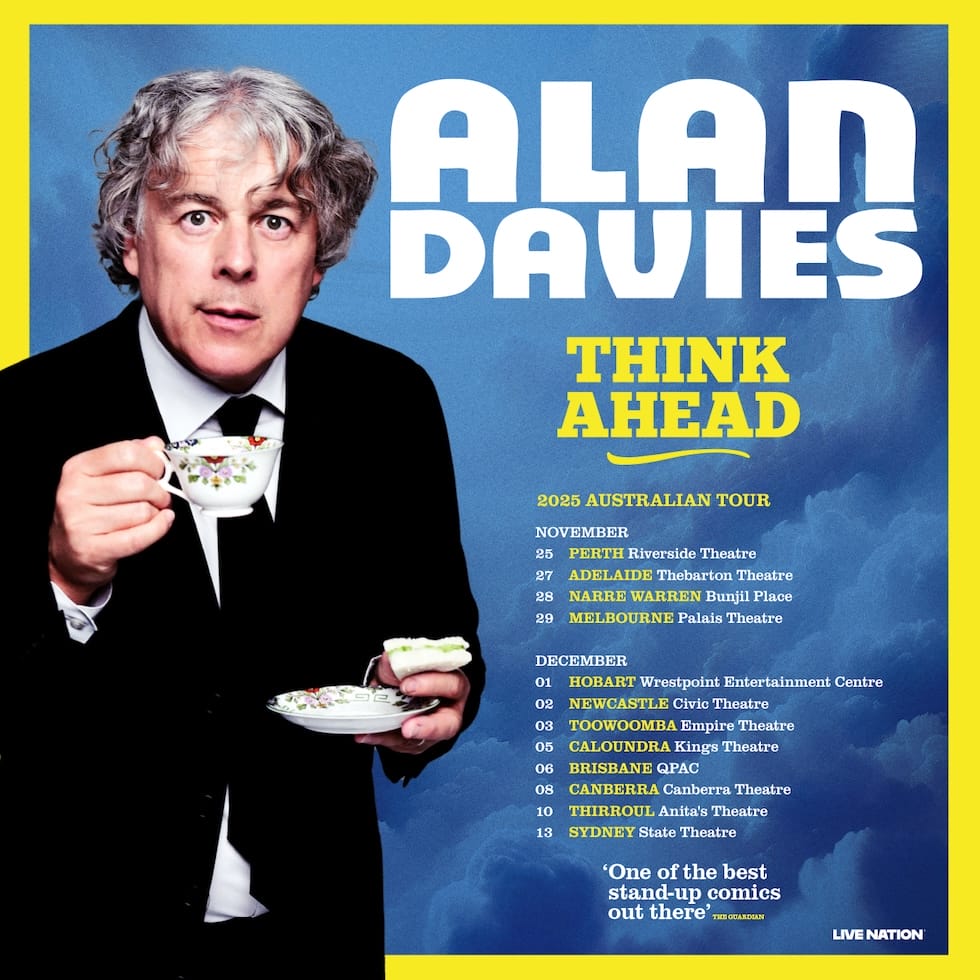 Comedian Alan Davies announces first Australian tour in a decade – X ...